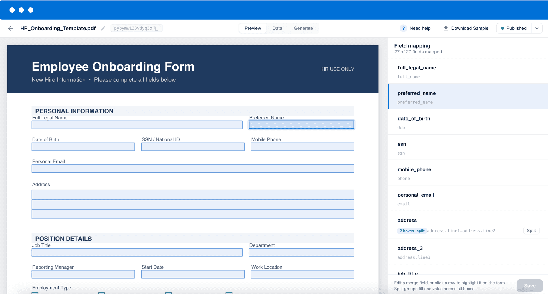Automatically Fill PDF Forms via API | DocuPotion